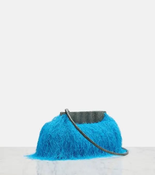Dries Van Noten Leather-trimmed Crossbody Bag