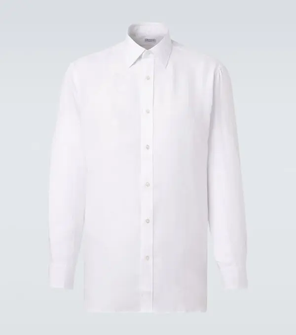 Charvet Linen Shirt - White
