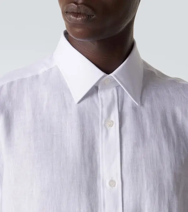 Charvet Linen Shirt - White