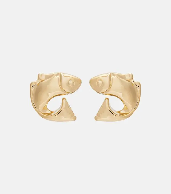 Jacquemus Poisson Earrings - Gold