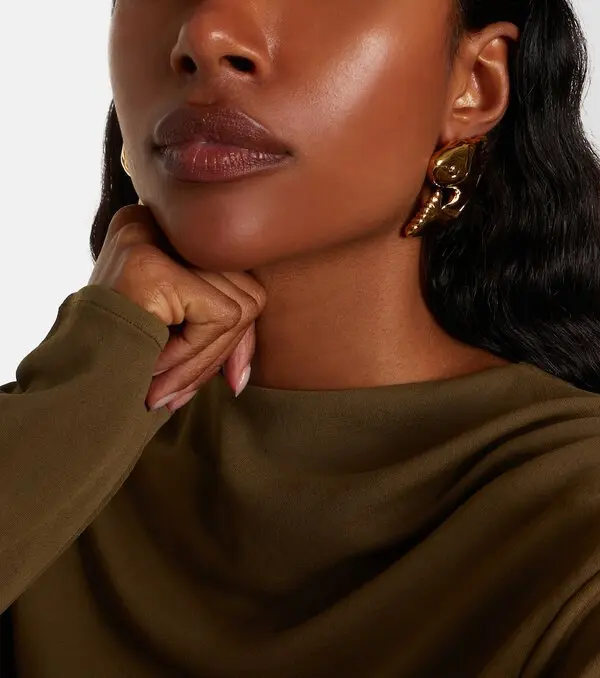 Jacquemus Poisson Earrings - Gold