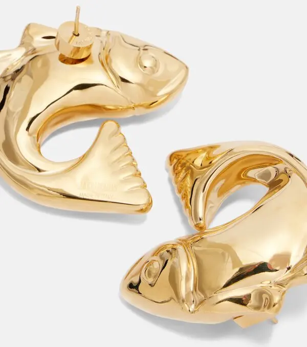 Jacquemus Poisson Earrings - Gold