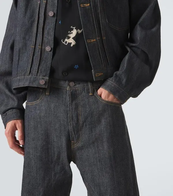 Visvim Social Sculpture Straight Jeans - Blue