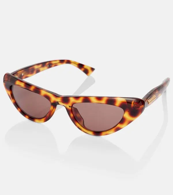 Bottega Veneta Curvy Cat-eye Sunglasses