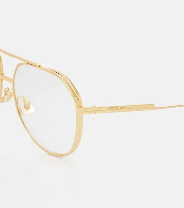 Bottega Veneta Light Ribbon Aviator Glasses