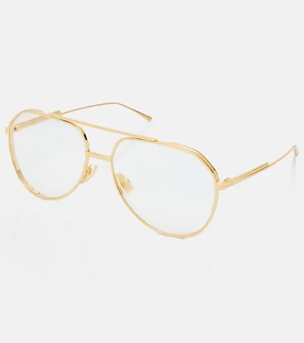 Bottega Veneta Light Ribbon Aviator Glasses