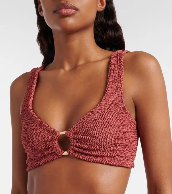 Hunza G Nadine Metallic Bikini - Pink