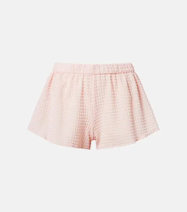 Hunza G Resort Seersucker Shorts - Pink