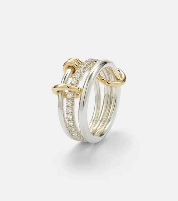 SPINELLI KILCOLLIN Raneth Sterling And 18kt Gold Diamond Ring - Silver