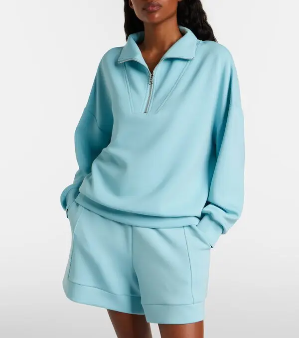 Varley Hawley Half-zip Sweatshirt - Blue
