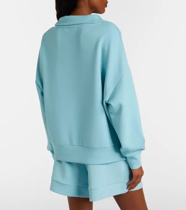 Varley Hawley Half-zip Sweatshirt - Blue