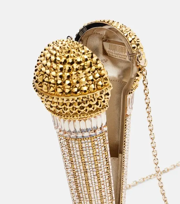 Judith Leiber Microphone Crystal Clutch