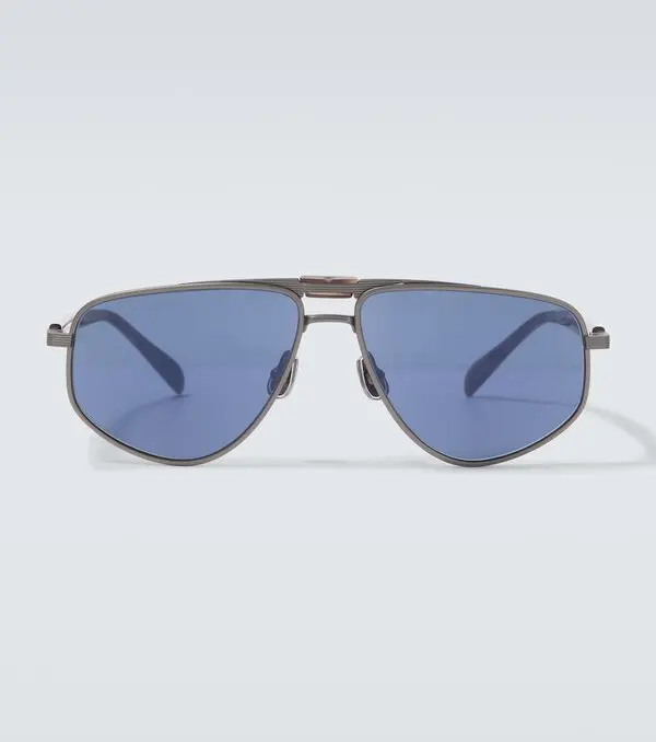 Brunello Cucinelli Aviator Sunglasses - Grey
