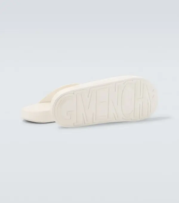 Givenchy Label Slides - White