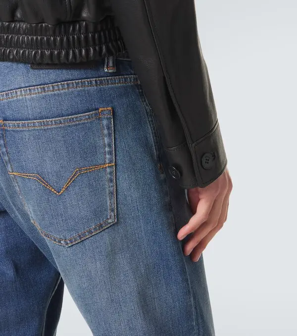 Versace Leather Blouson Jacket
