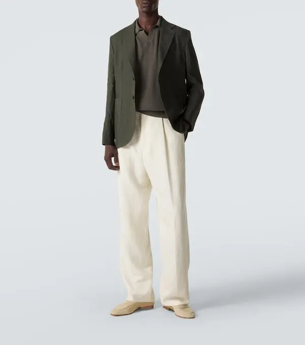 Zegna Knitted Cotton Polo Shirt