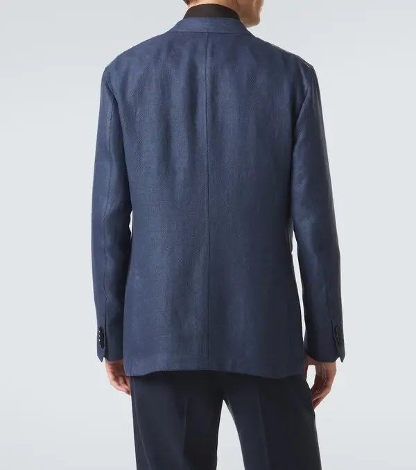 Zegna Linen, Wool And Silk Blazer