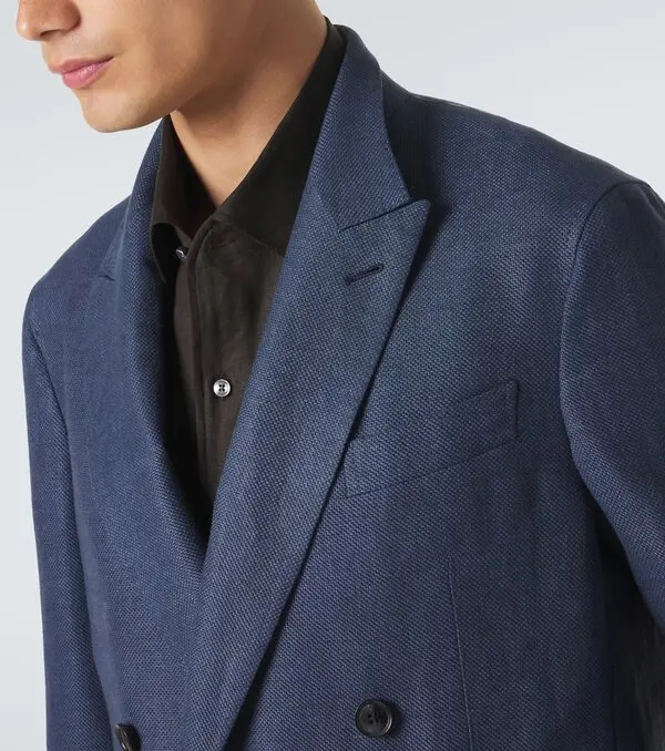 Zegna Linen, Wool And Silk Blazer