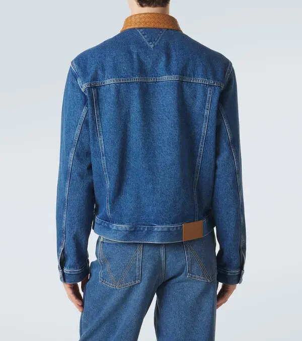 Bottega Veneta Intrecciato Denim Jacket
