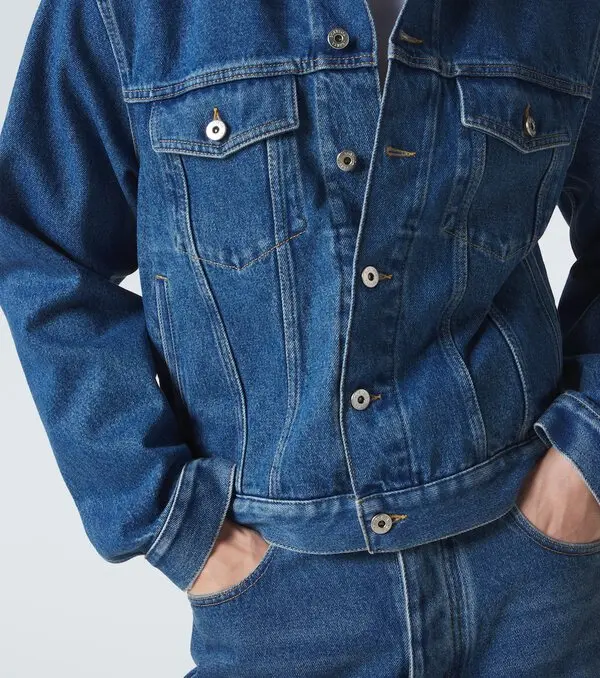 Bottega Veneta Intrecciato Denim Jacket