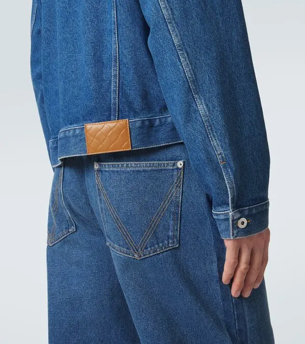 Bottega Veneta Intrecciato Denim Jacket