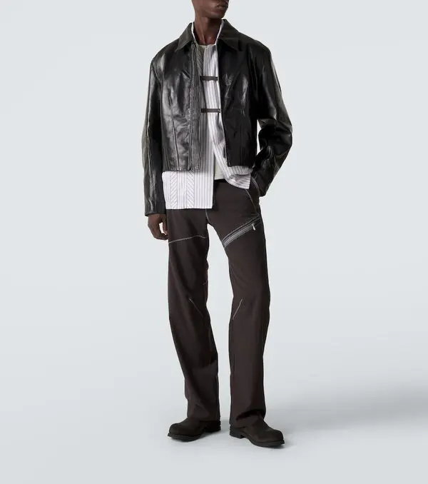 KIKO KOSTADINOV Lur Leather Jacket