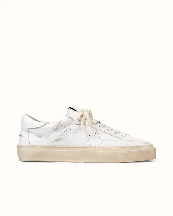 DUKE + DEXTER Plus Court Distressed Sneakers