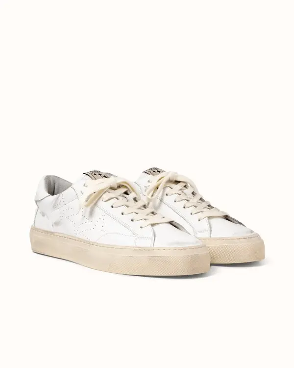 DUKE + DEXTER Plus Court Distressed Sneakers