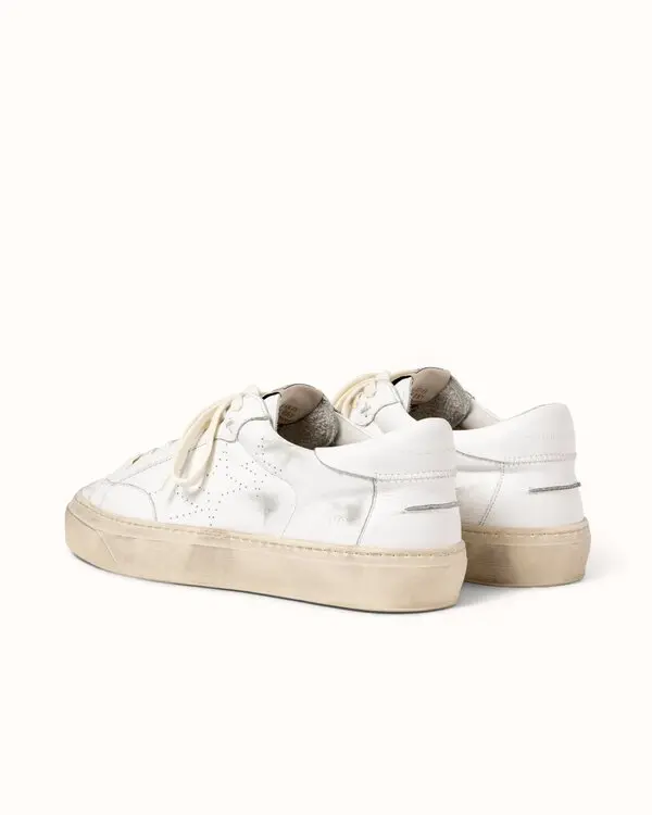 DUKE + DEXTER Plus Court Distressed Sneakers
