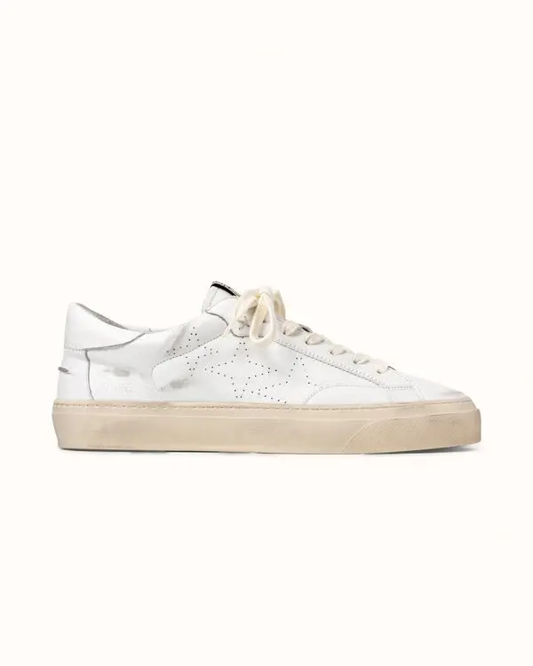 DUKE + DEXTER Plus Court Distressed Sneakers