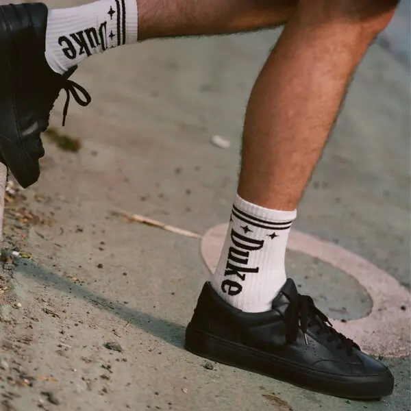 DUKE + DEXTER Plus Court Sneaker - Black