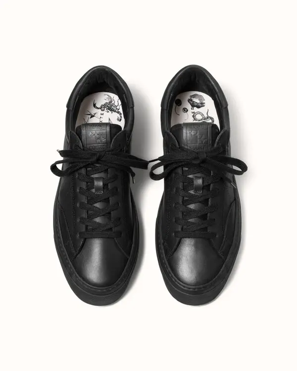 DUKE + DEXTER Plus Court Sneaker - Black