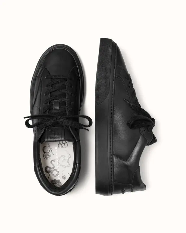 DUKE + DEXTER Plus Court Sneaker - Black