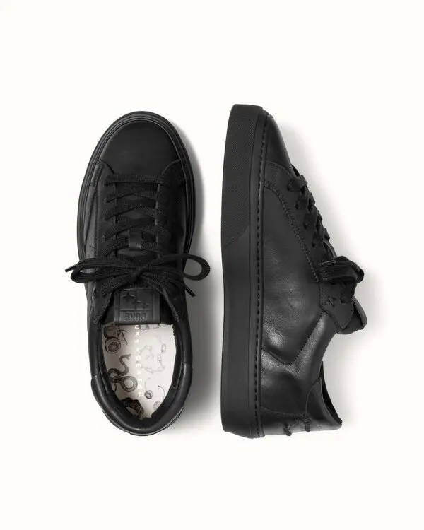 DUKE + DEXTER Plus Court Sneakers - Black