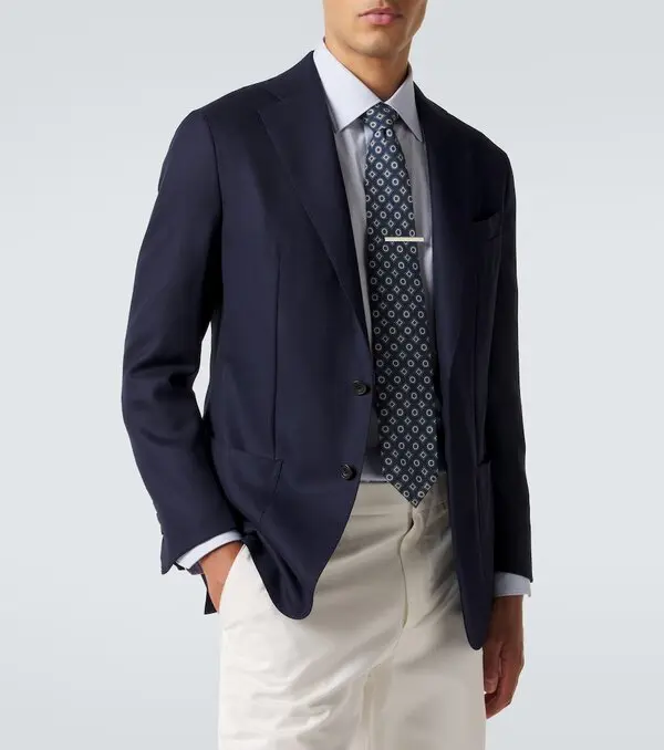Thom Sweeney Printed Silk Tie