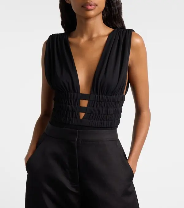 Alaïa Shirred Bodysuit