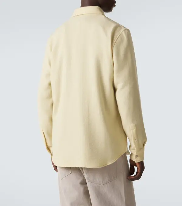 GOD'S TRUE CASHMERE Cashmere Shirt With Moonstone