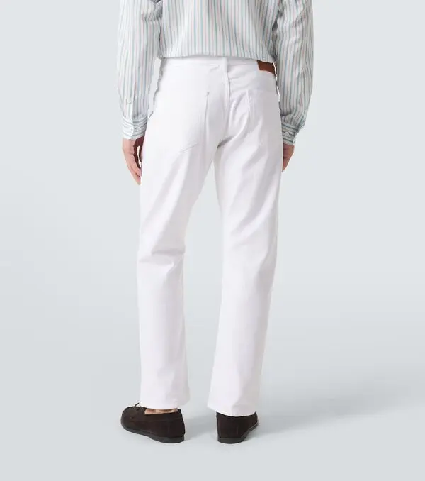 UMIT BENAN Kevin Straight Leg Jeans - White
