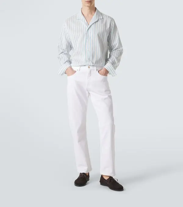 UMIT BENAN Kevin Straight Leg Jeans - White