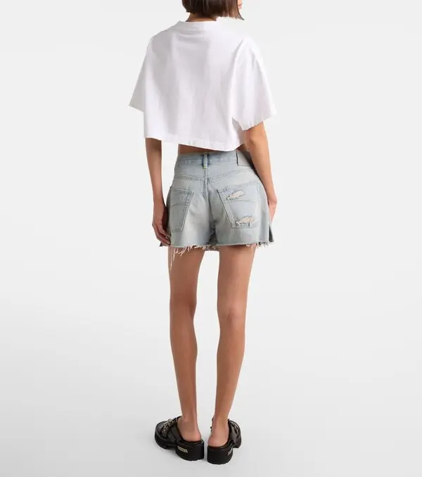 Balenciaga Light Denim Skort - Blue