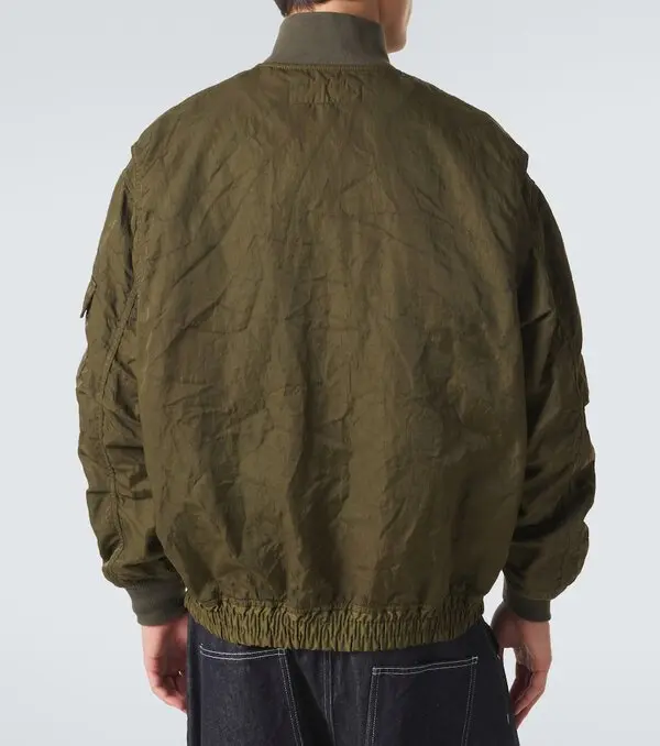 Comme Des Garçons Zip-up Bomber Jacket