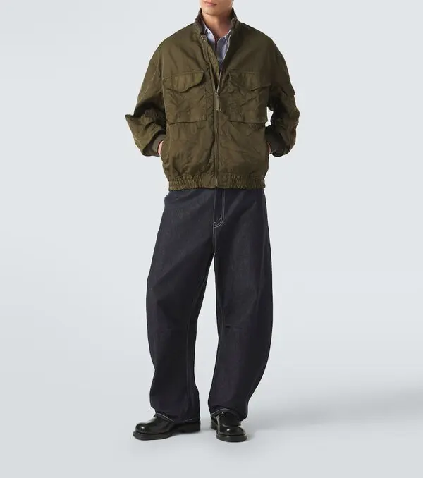 Comme Des Garçons Zip-up Bomber Jacket
