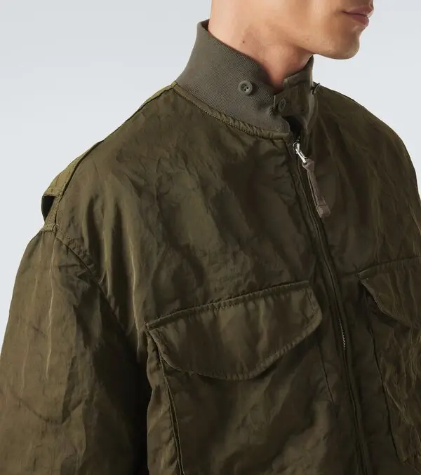 Comme Des Garçons Zip-up Bomber Jacket