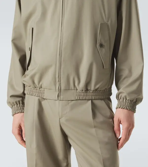 Auralee Wool Blouson Jacket