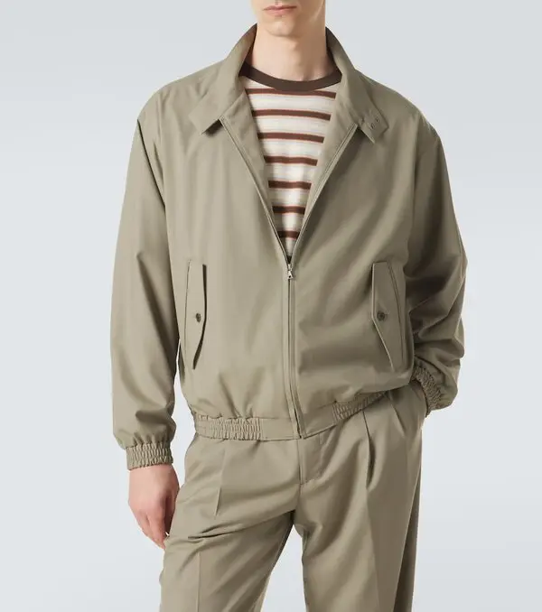 Auralee Wool Blouson Jacket