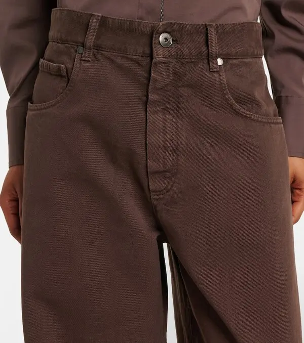 Brunello Cucinelli Monili Wide-leg Jeans