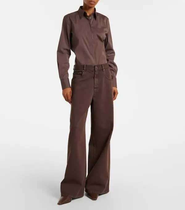 Brunello Cucinelli Monili Wide-leg Jeans