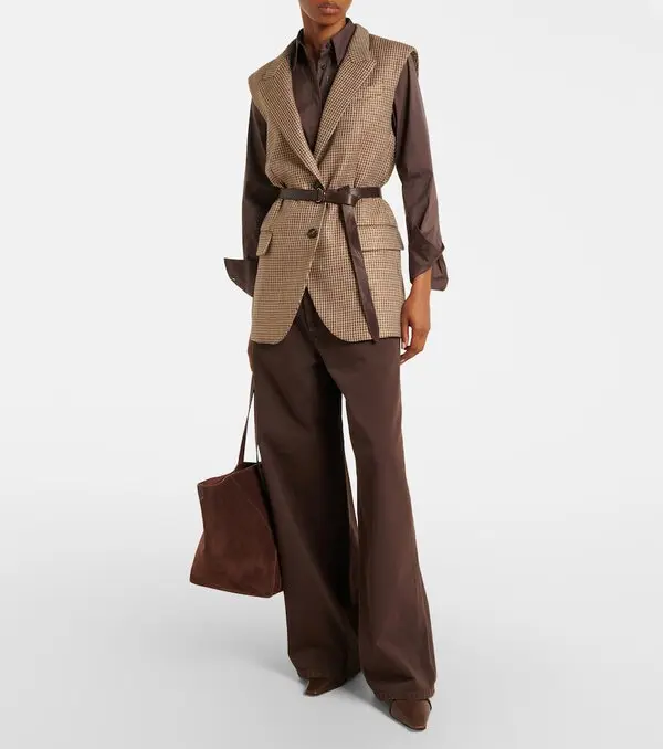 Brunello Cucinelli Monili Wide-leg Jeans