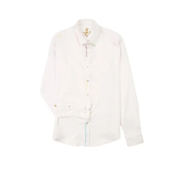 EIGHT X Signal Long Sleeve Button Down Shirt