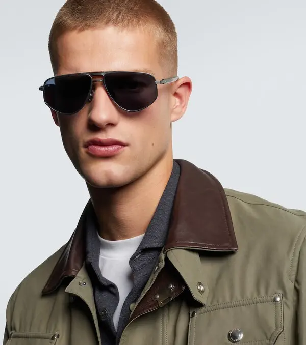 Brunello Cucinelli Aviator Sunglasses